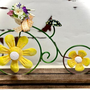 Little Bicycle, Tiered Tray Decor, Shelf Decor, Summer, Bicyclist - Etsy