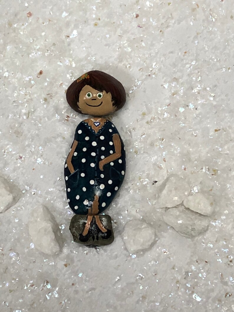 ROCK DOLL: TARA Hand Painted Rocks Toys for Kids and Adults - Etsy