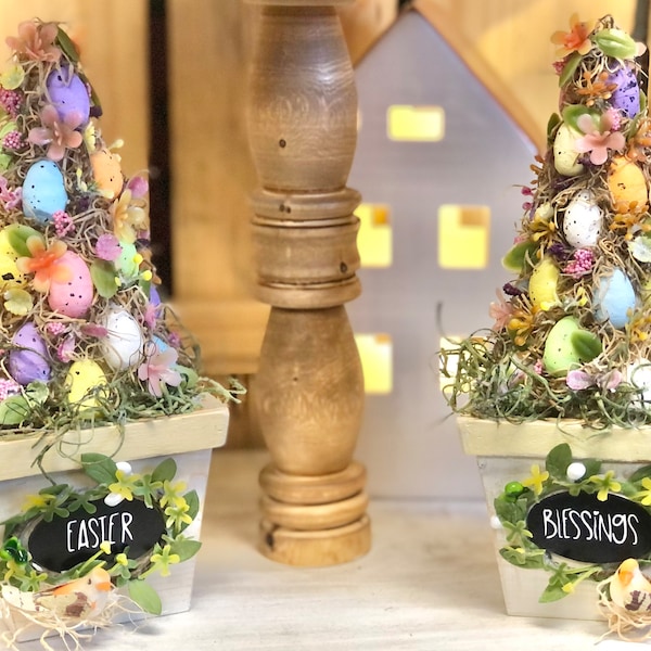 Easter Egg Topiary Tree - Etsy
