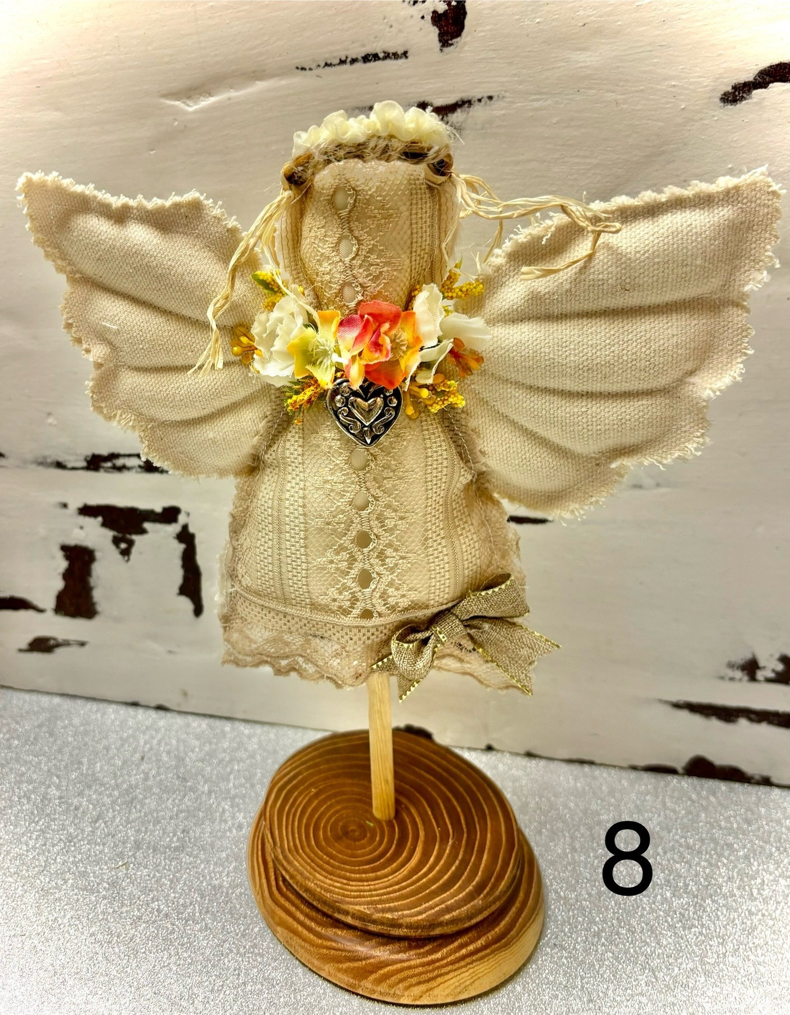 Angels, Garden Angels, on a Stand, Cloth Angel, Spring Decor. - Etsy