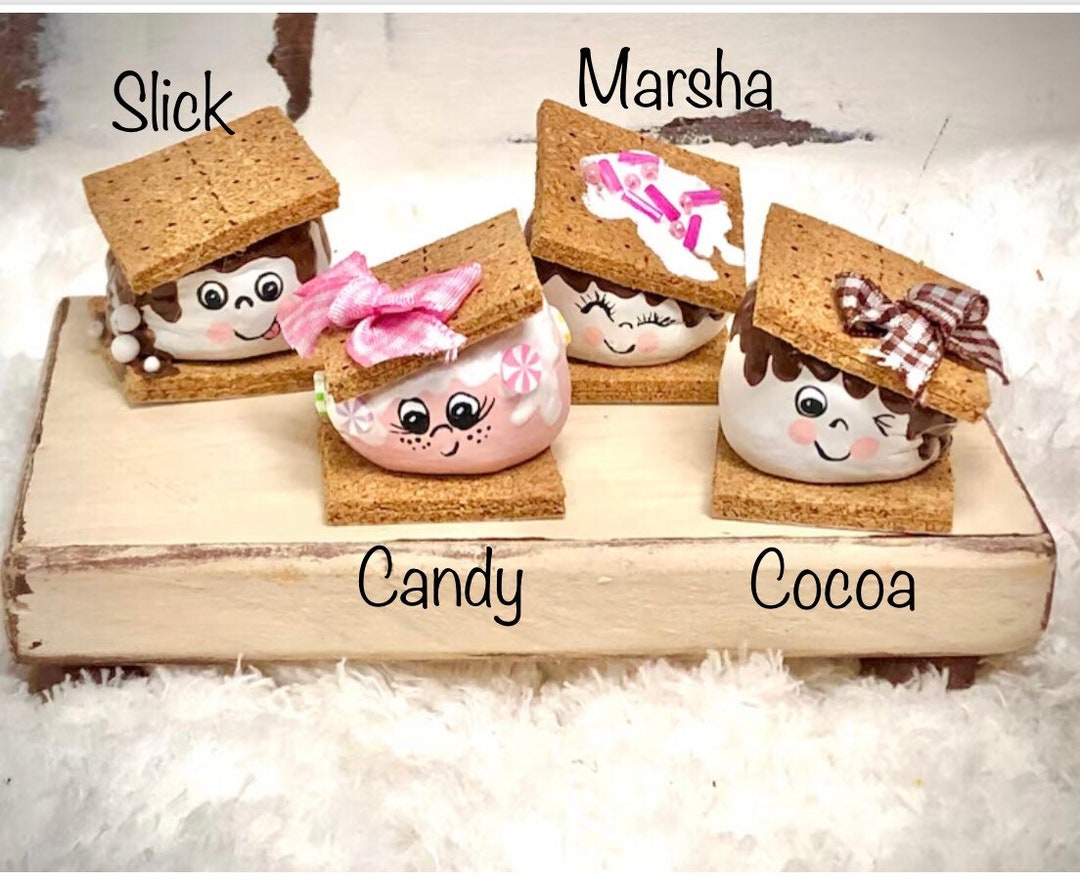 Mini S’mores, the Original Smoosh Family, Faux S’mores, Marshmallow ...