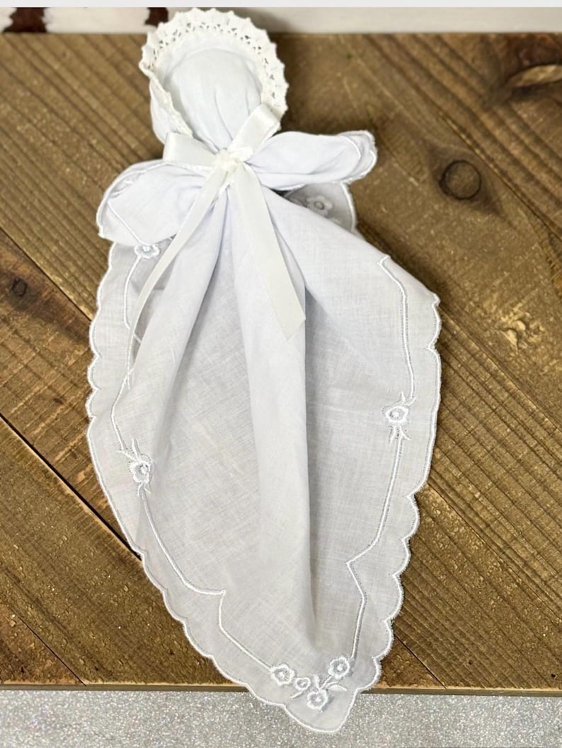 Handkerchief Doll, Church Doll, Vintage Style Hanky Doll, Old Fashioned ...