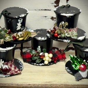 Small Snowman Hat, Ornament, Frosty the Snowman Hat - Etsy