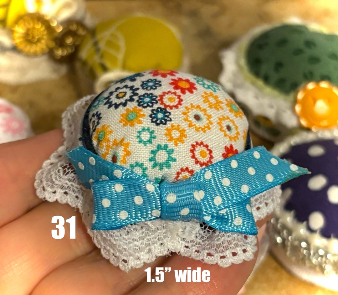 Tiny Pin Cushion Stick On Sewing Room Sewing Machine Etsy