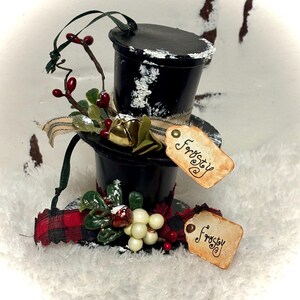 Small Snowman Hat, Ornament, Frosty the Snowman Hat - Etsy