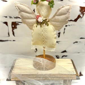 Angels, Garden Angels, on a Stand, Cloth Angel, Spring Decor. - Etsy