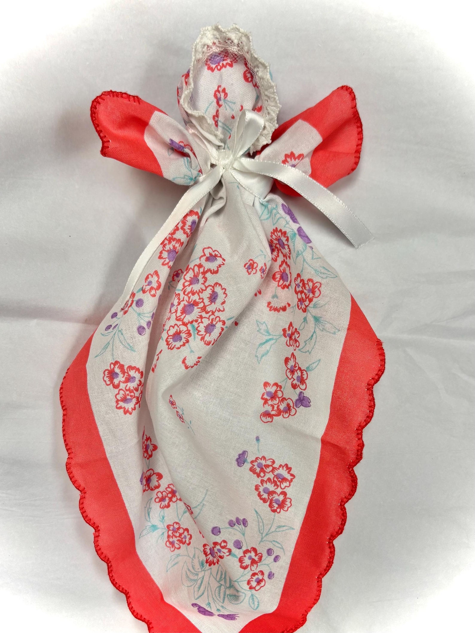 Handkerchief Doll, Church Doll, Vintage Style Hanky Doll, Old Fashioned ...