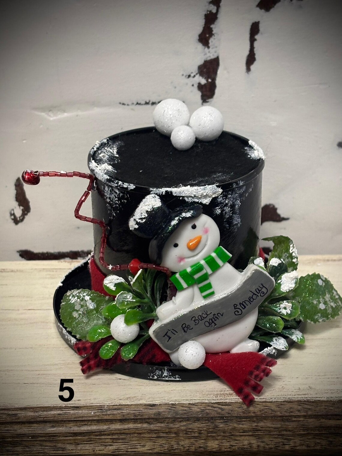 Small Snowman Hat, Decoration, Frosty the Snowman Hat - Etsy