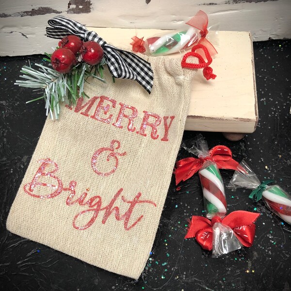 Burlap Santa - Etsy