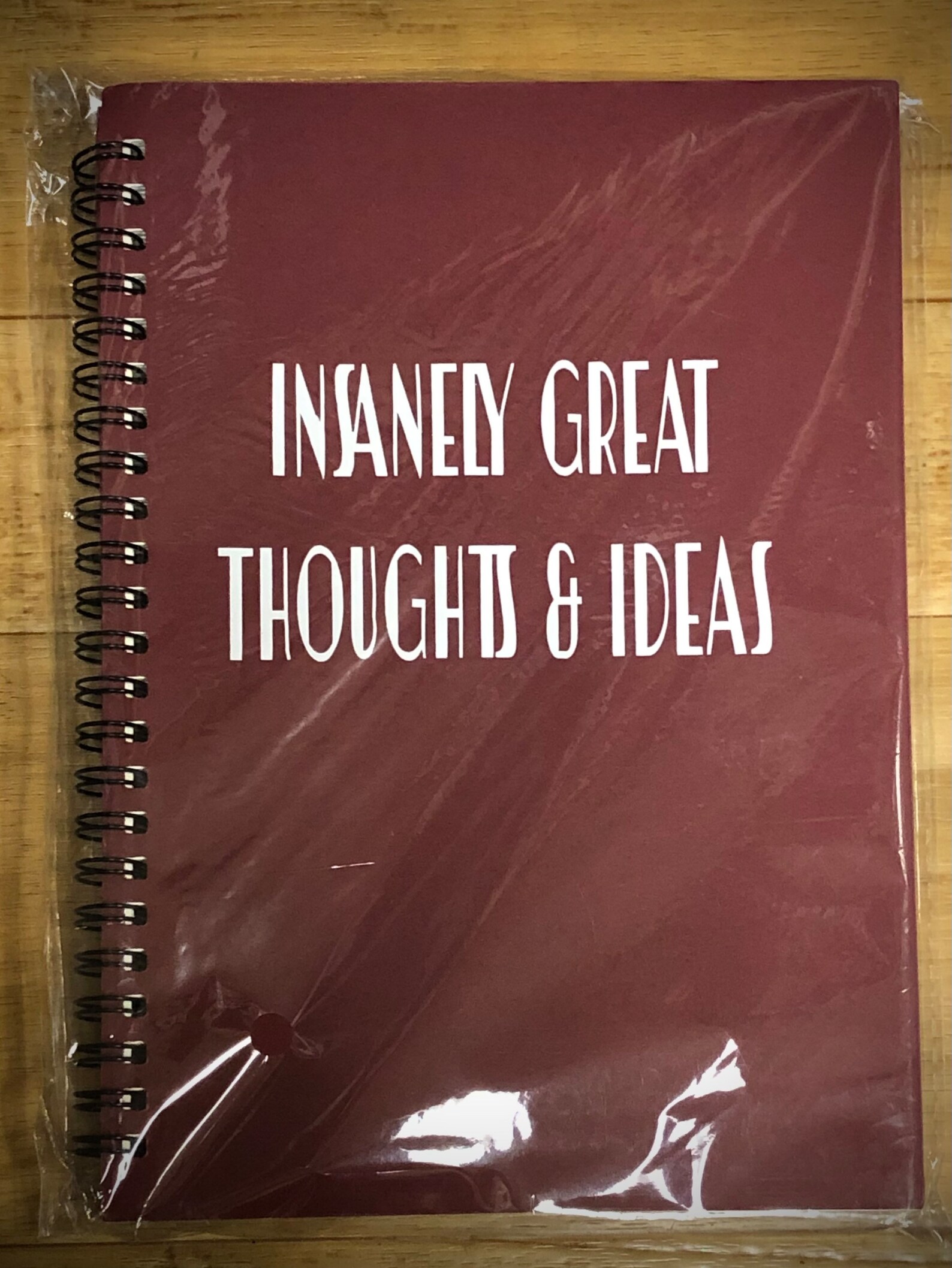 Notebook, Journal, Sarcastic, Spiral Bound, Unique Gift, White Elephant ...