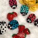 LADYBUG COUSINS Baby Bugs Hand Painted Rocks Ladybugs - Etsy