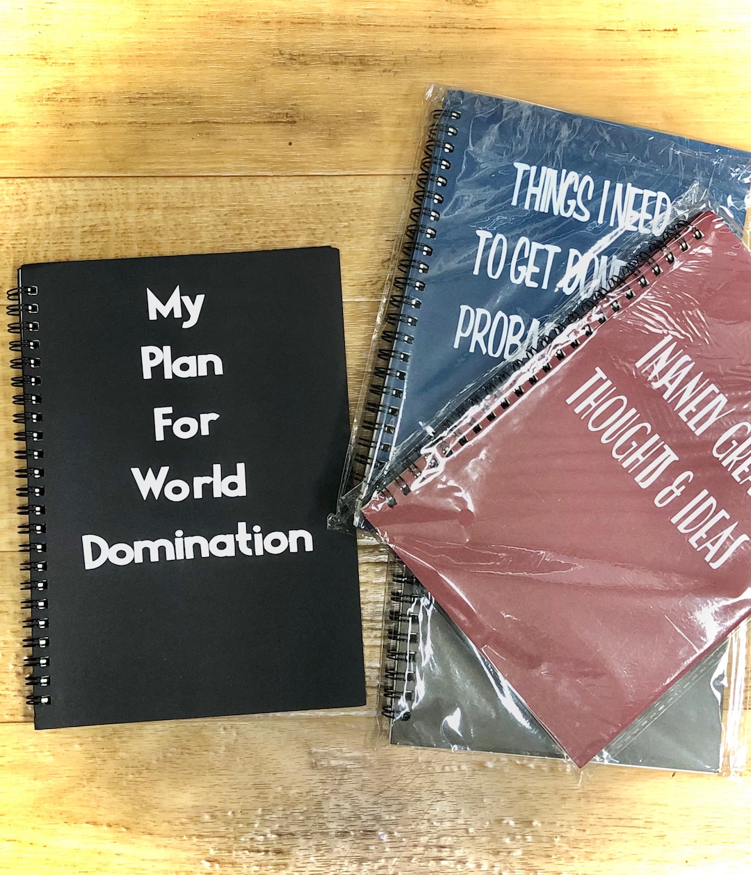 Notebook, Journal, Sarcastic, Spiral Bound, Unique Gift, White Elephant ...