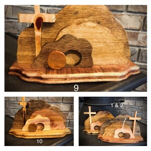 Jesus Tomb, Wood, Resurrection, Easter Decor, Christian, Hand Made, 8.5 ...