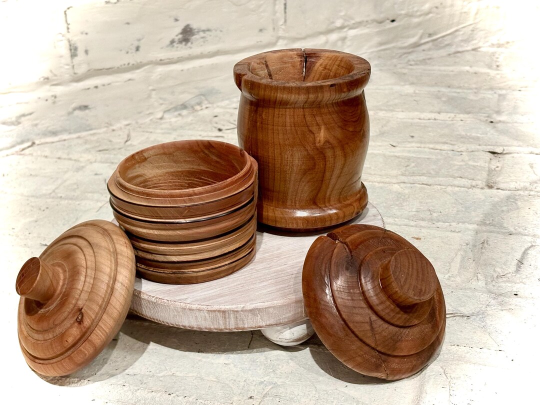 Hand Made Wood Containers With Lids, Lidded Pots, Hand Turned ...