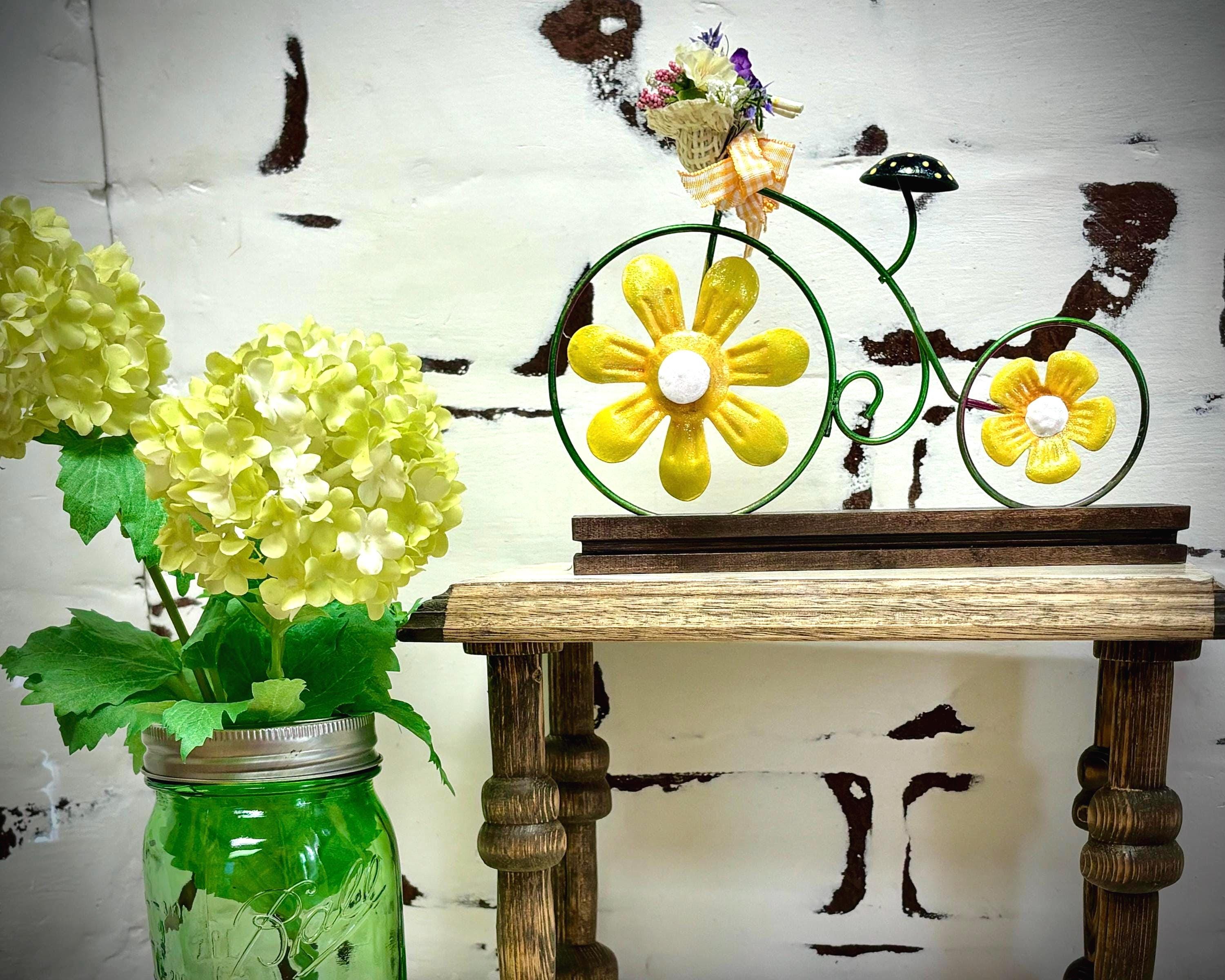 Little Bicycle, Tiered Tray Decor, Shelf Decor, Summer, Bicyclist - Etsy