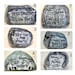 Painted Rocks for Halloween, Cemetery, Skeleton, Mummy, Tombstones, Set ...