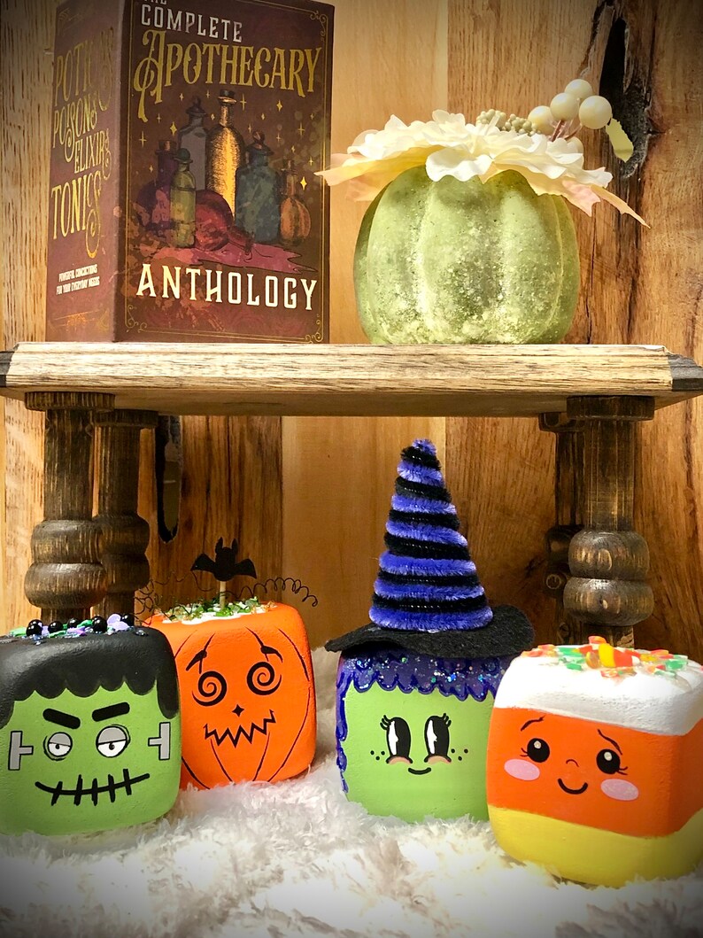 Marshmallow Buddies Halloween, Candy Corn, Witch, Frankenstein, Pumpkin ...