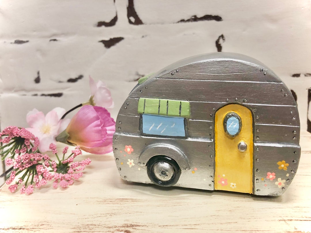 Little Camper, Trailer, RV, Tiered Tray, Silver Trailer - Etsy