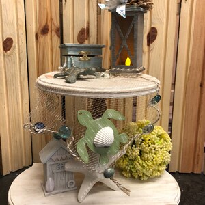 MINI FISHING NET, Beach Decor, Sand, Fishing, Summer, Nautical, Unique ...