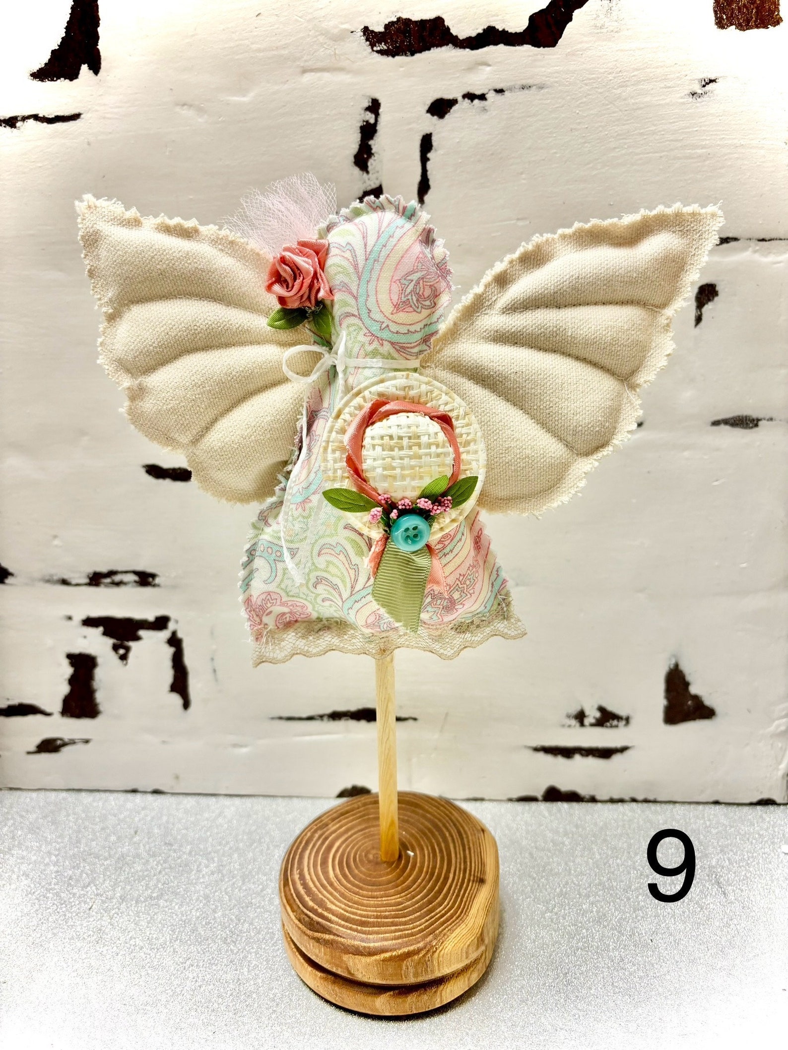 Angels, Garden Angels, on a Stand, Cloth Angel, Spring Decor. - Etsy