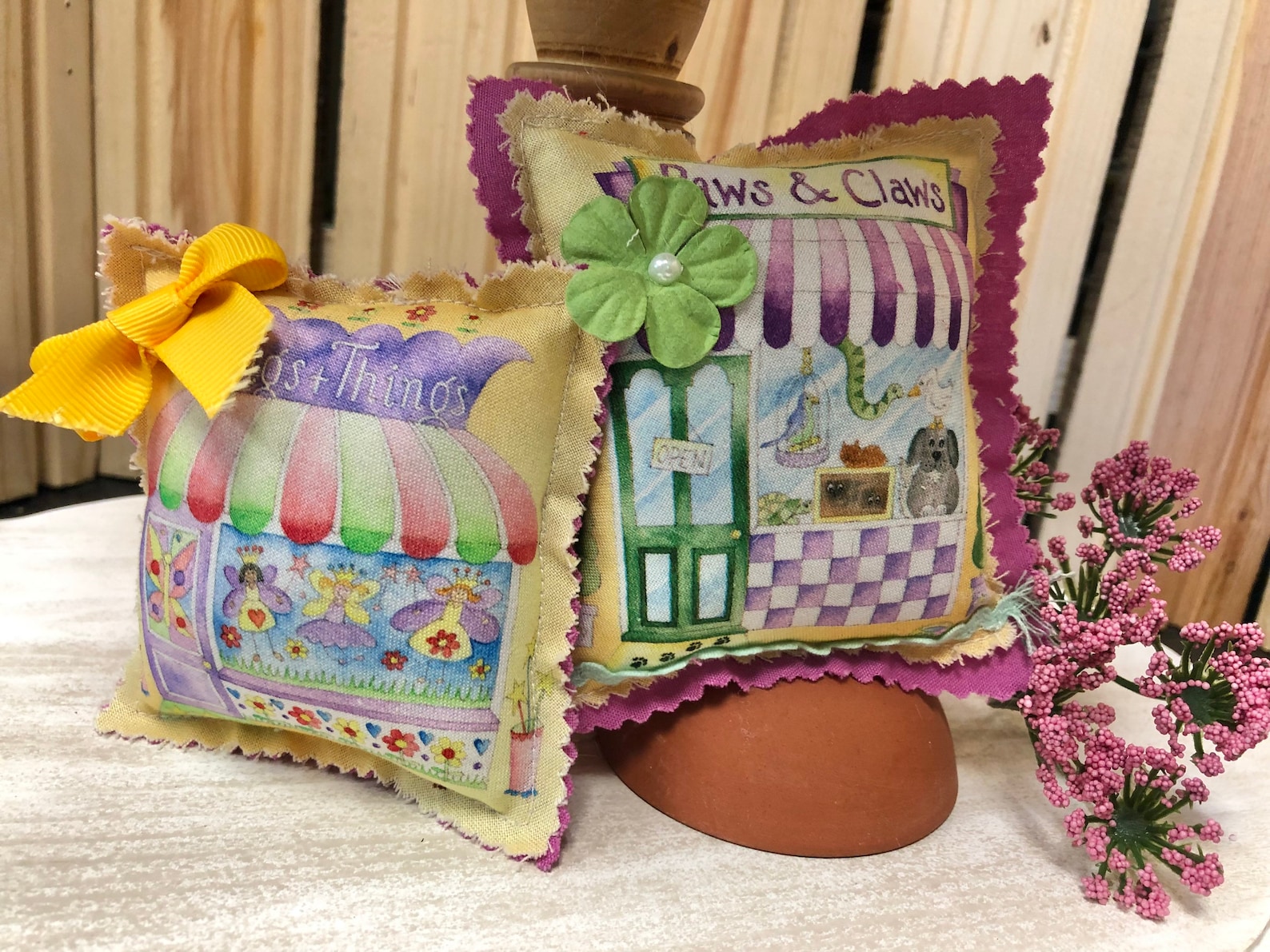 MINI PILLOWS Tiny Pillows Tiered Trays Mini Buildings - Etsy