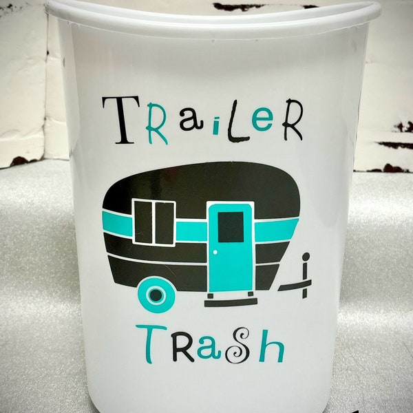 Trailer Trash Can - Etsy