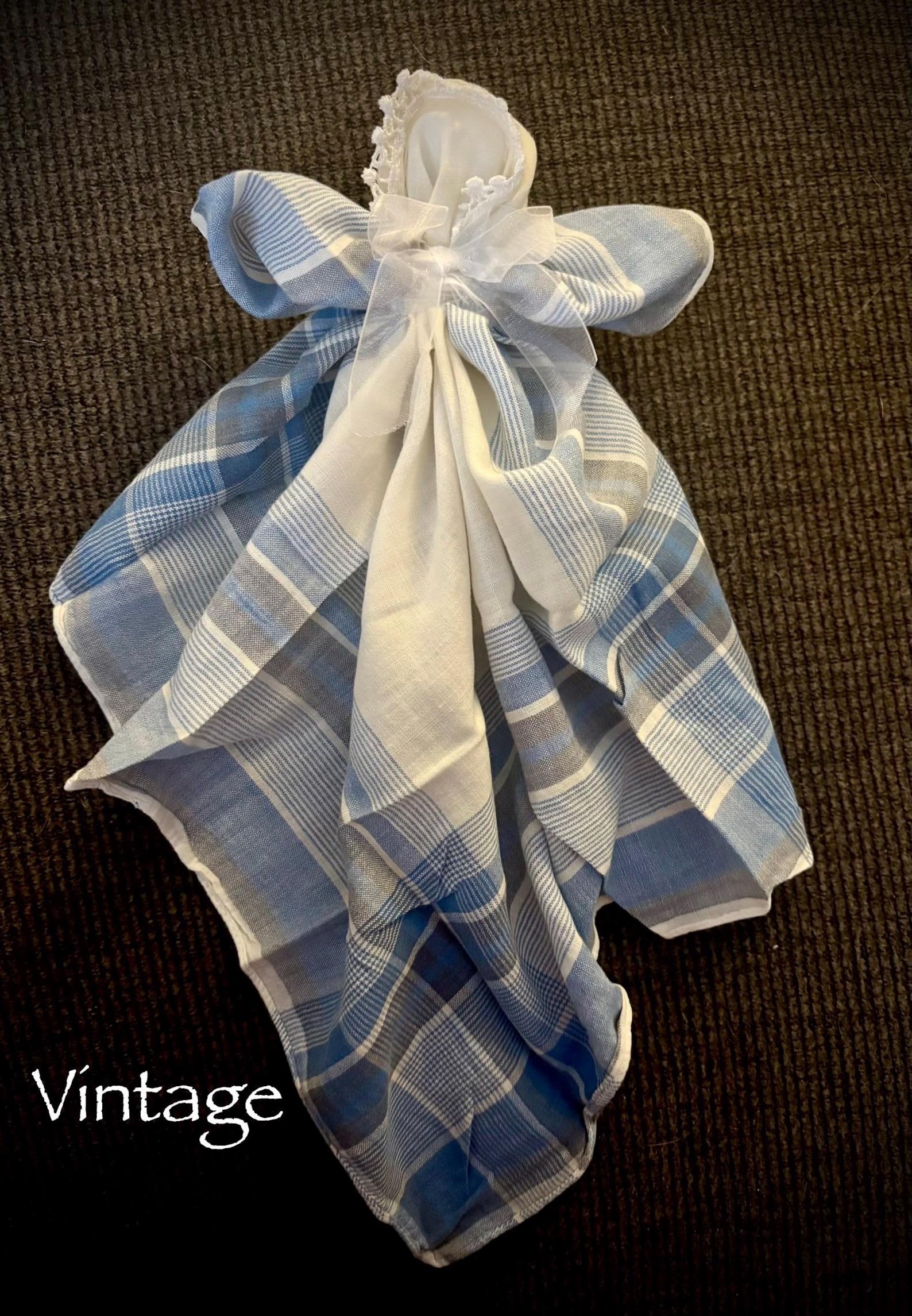 Handkerchief Doll, Church Doll, Vintage Style Hanky Doll, Old Fashioned ...