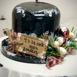 Small Snowman Hat, Frosty the Snowman Hat, Mini Hat, Winter Decor ...