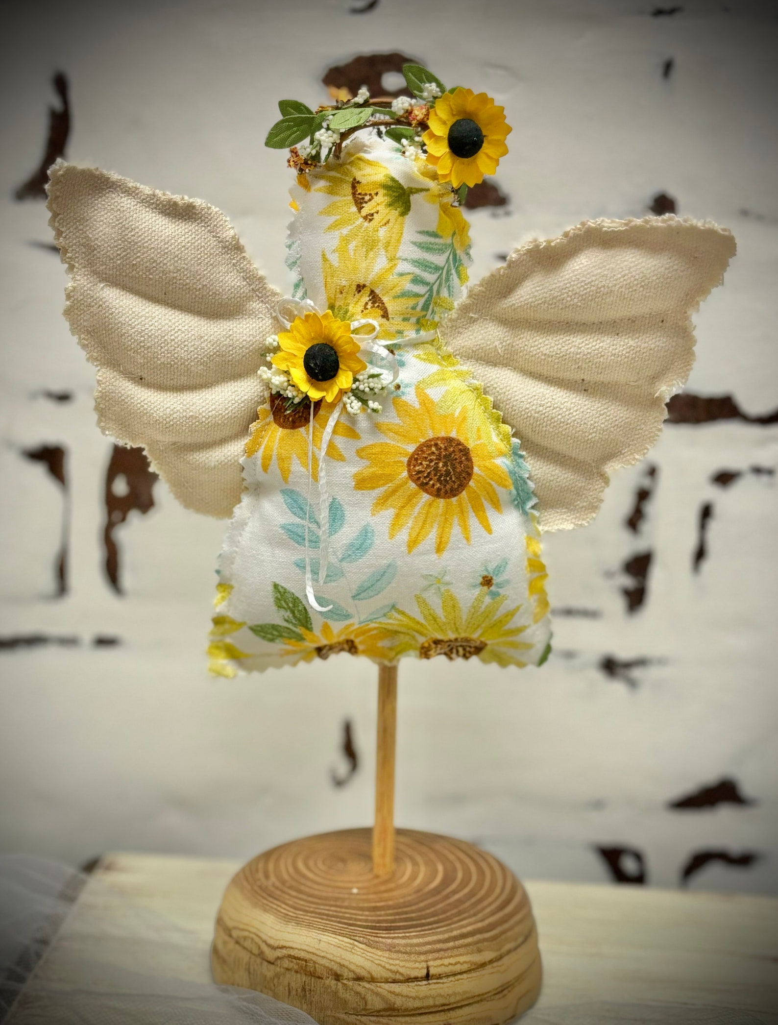 Angels, Garden Angels, on a Stand, Cloth Angel, Spring Decor. - Etsy