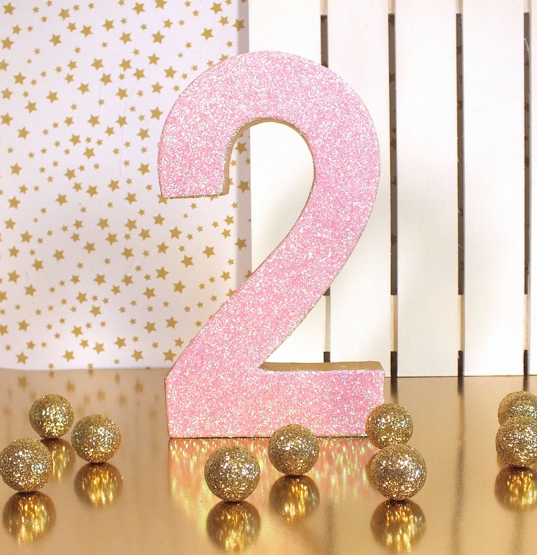 I Am Two Birthday Decoration Peach and Gold Birthday - Etsy