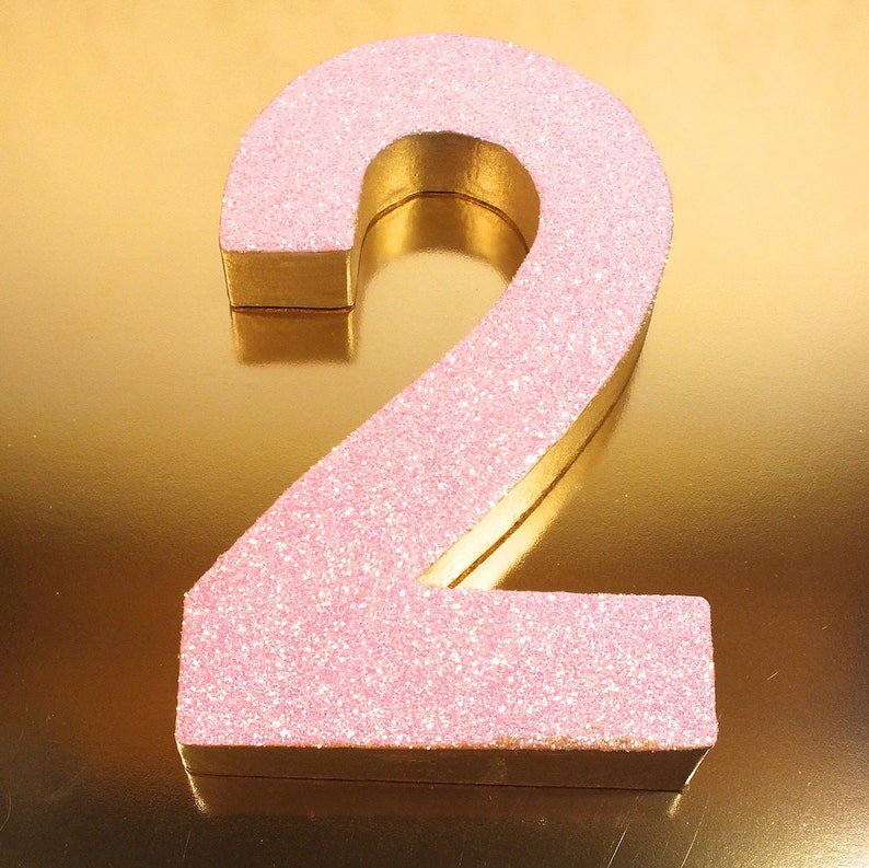 I Am Two Birthday Decoration Peach and Gold Birthday - Etsy