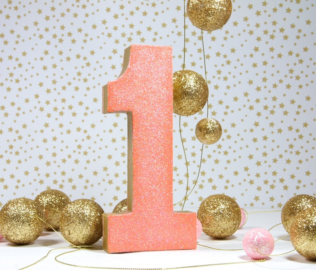 I Am One Birthday Decoration, Birthday Decor, Pink and Gold Birthday ...