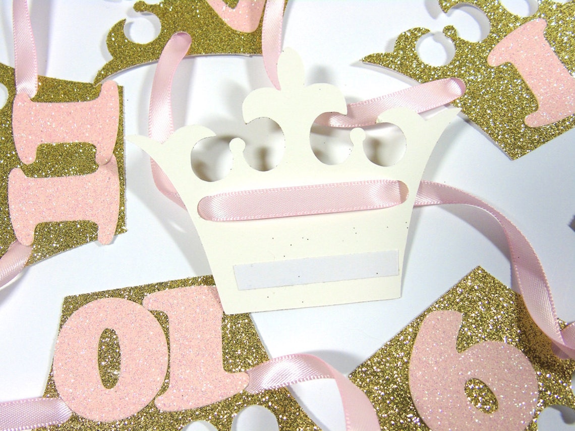 Little Princess Photo Banner, 1-12 Months Banner, Gold and Pink First ...
