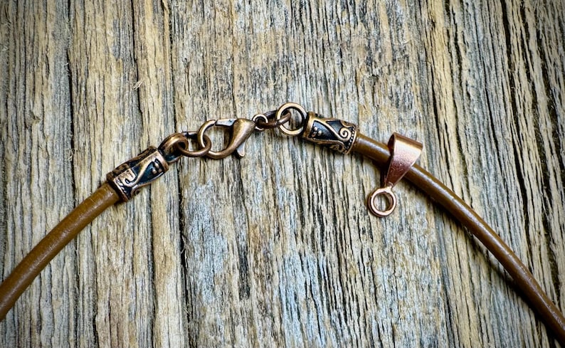 Solid Copper Split Cross Pendant - Etsy