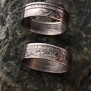 National Parks Coin Rings clad - Etsy