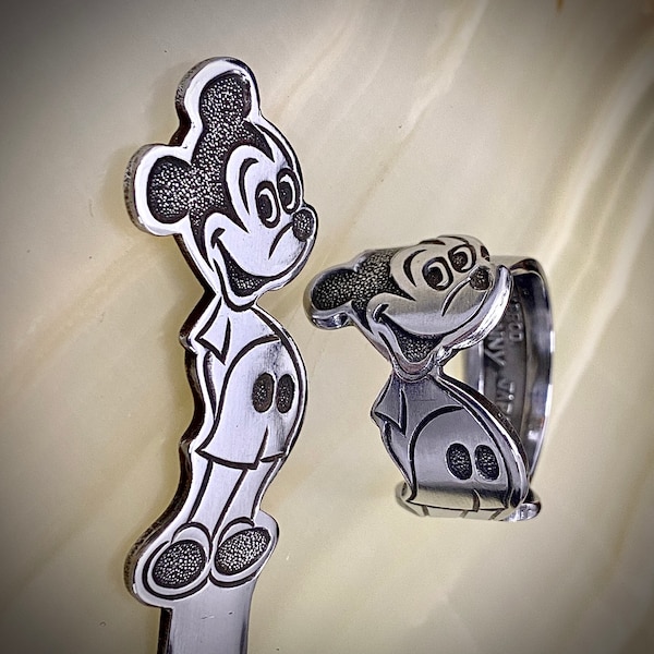 Mickey Mouse Spoons - Etsy