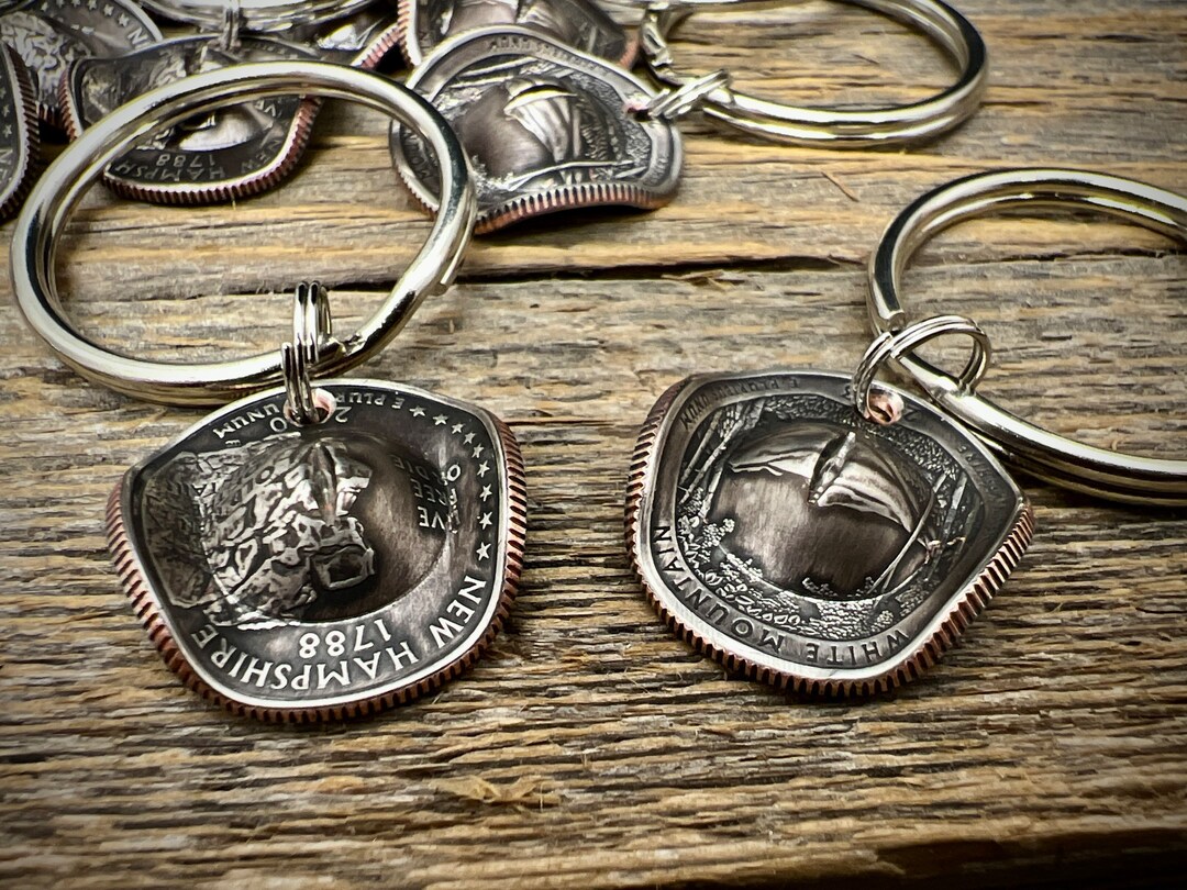 State or Territory Cowboy Hat Key Rings . - Etsy
