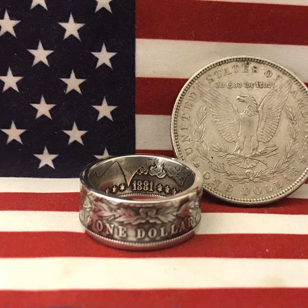 Morgan Silver Dollar Ring - Etsy