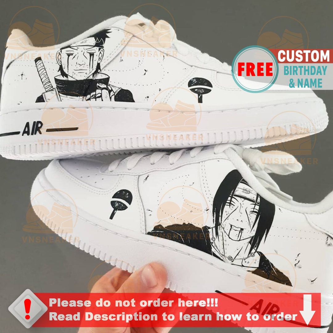 Uchiha Itachi Custom Air Force 1 Comic Air Force 1 Cartoon - Etsy