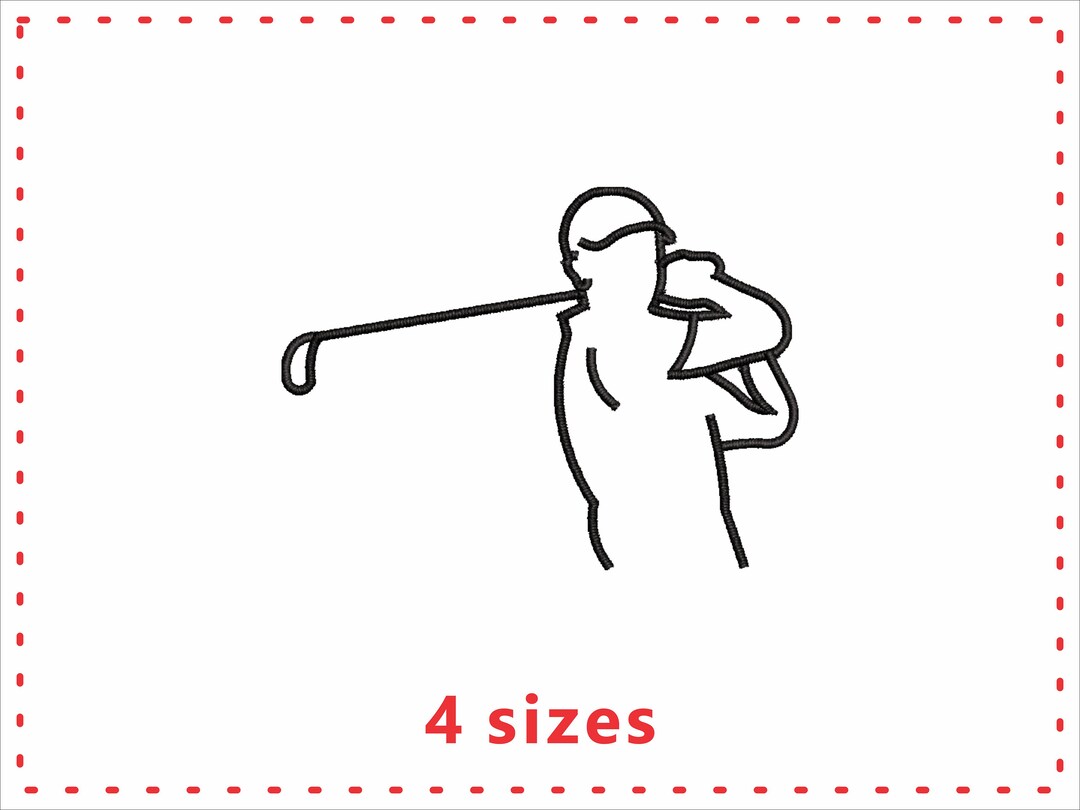 Mini Golf Embroidery Design Golf Player Sport Gift Gift for Players ...