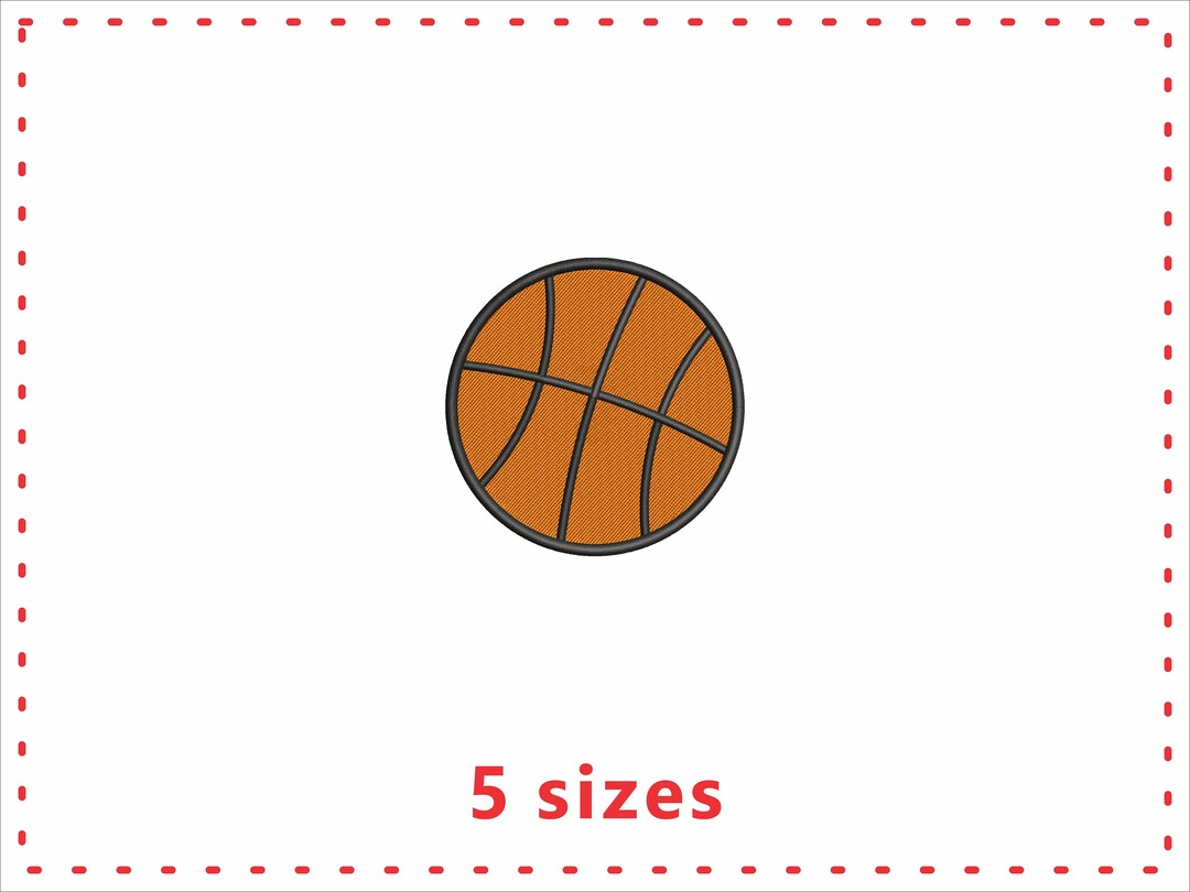 Basketball Embroidery Design Mini Basketball Sport Gift Gift for ...