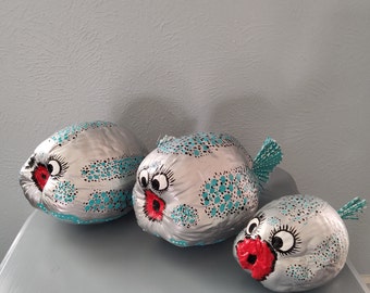 Painted Fish Coconut - Etsy