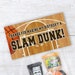 Slam Dunk Basketball Birthday Treat Bag Toppers for Boy or Girl ...