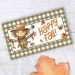 Printable Happy Fall Scarecrow Bag Toppers, Thanksgiving and Autumn ...