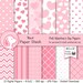 Valentine's Day Digital Paper Pack with Romantic Hearts | Etsy