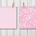 Romantic Heart Valentine's Day Digital Paper Pack, Pink and Lavender ...