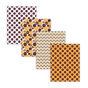 Printable Cheerleader Digital Paper Pack, Maroon Burgundy Gold Cheer ...