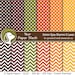 Autumn Leaf Digital Scrapbook Paper Backgrounds, Warm Autumn Colors ...