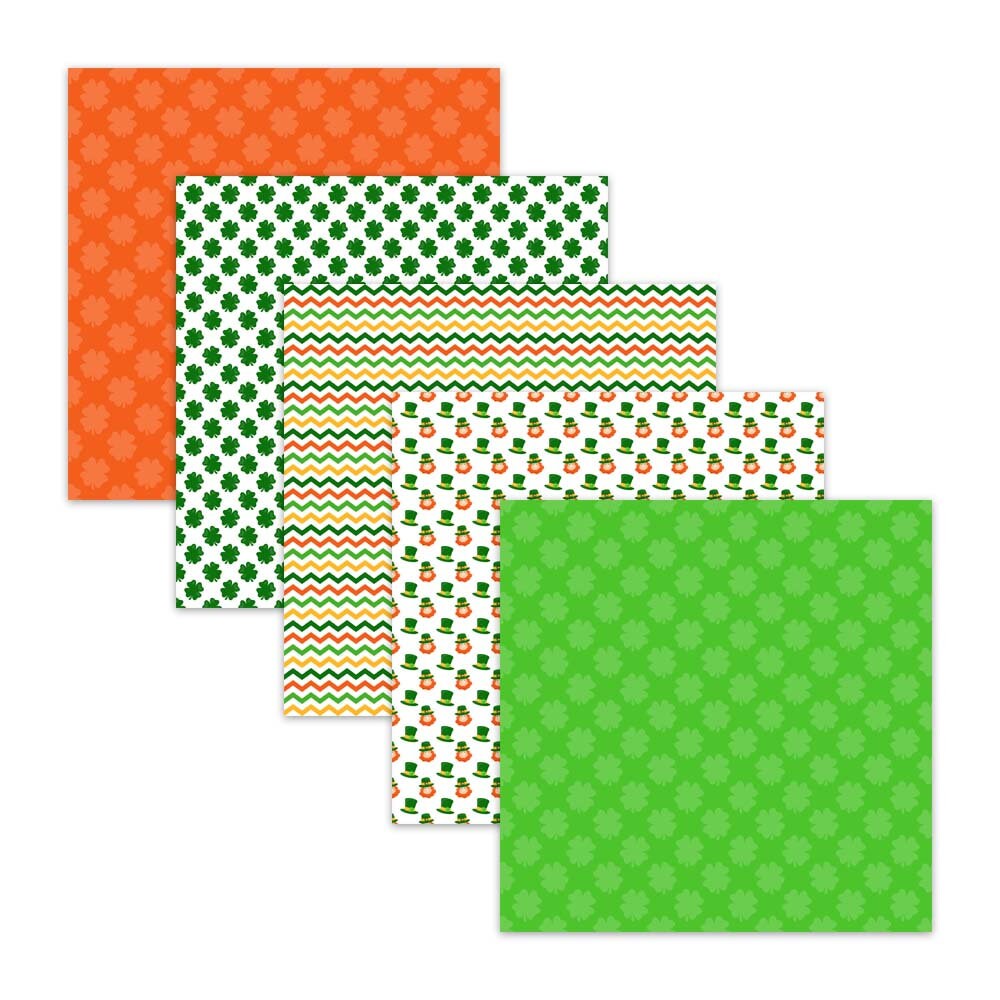 Irish Birthday Party Digital Paper Pack St. Patrick's Day | Etsy