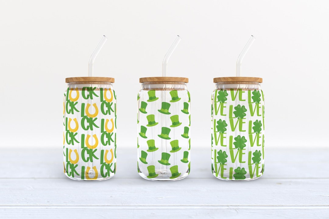 St. Patrick's Day Beer Can Sublimation PNG Design, Lucky Love ...